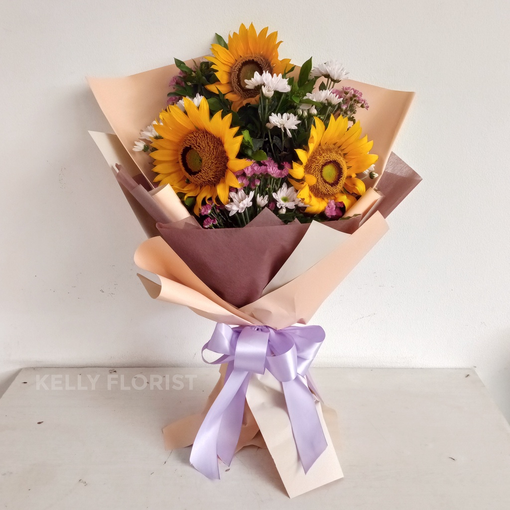 Jual Hand Bouquet Fresh Flower / Buket Bunga Segar - Star Light ...