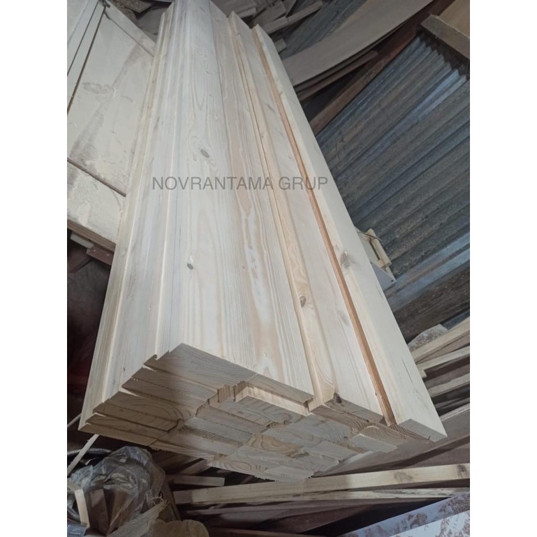 Jual Papan Kayu Pinus Jati Belanda 10x1,8 cm Panjang 100 cm , Papan ...