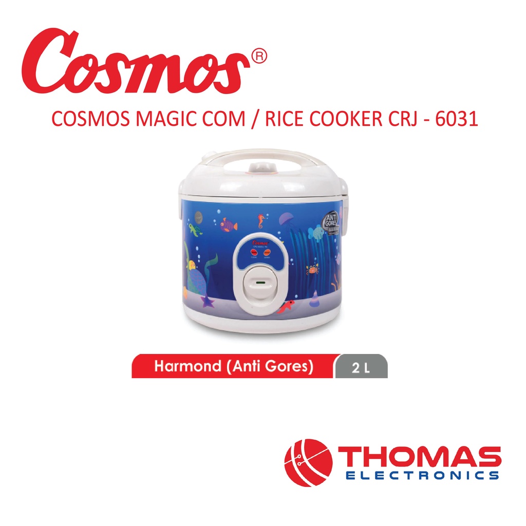 Jual Cosmos Magic Com Rice Cooker CRJ 6031 Penanak Nasi 1.8 Liter | Shopee Indonesia