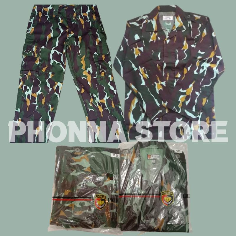 Jual Seragam Pdl loreng Brimob | Shopee Indonesia