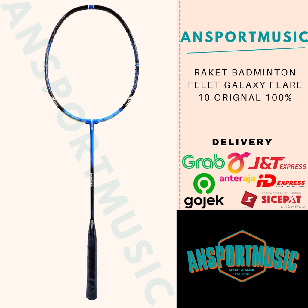 Jual Raket Badminton Felet Galaxy Flare 10 Original 100% | Shopee Indonesia
