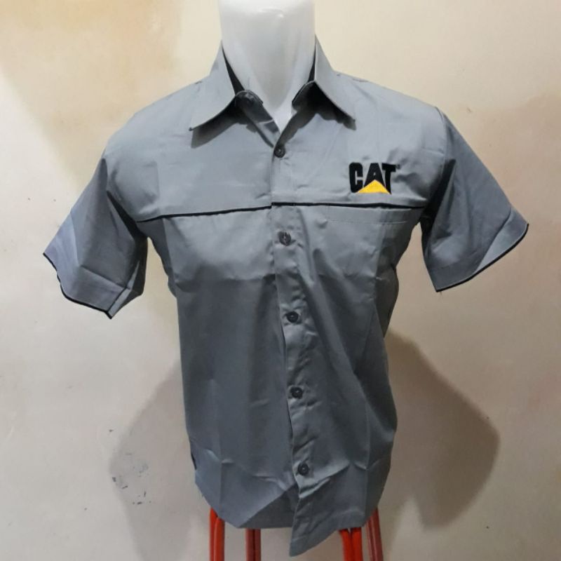 Jual Kemeja caterpillar CAT / Baju CAT / kemeja logo alat berat ...