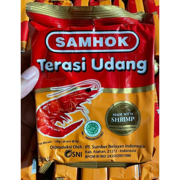 Jual Terasi Udang Samhok 1 Pack (isi 20 pcs) | Shopee Indonesia