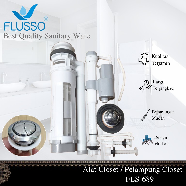 Jual Pelampung closet duduk universal / Alat closet dual flush duduk ...