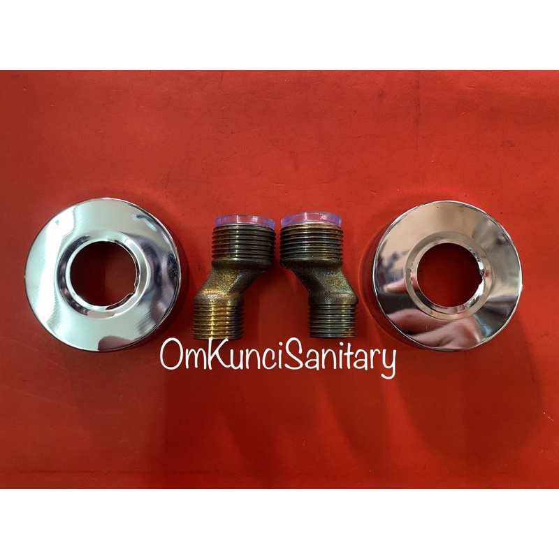 Jual Nepel Kran Bathtub Sambungan Nepel Kran Panas Dingin Bathtub Set ...