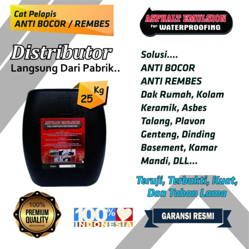 Jual aspal cair forwaterproofing asphalt emulsion -25kg | Shopee Indonesia