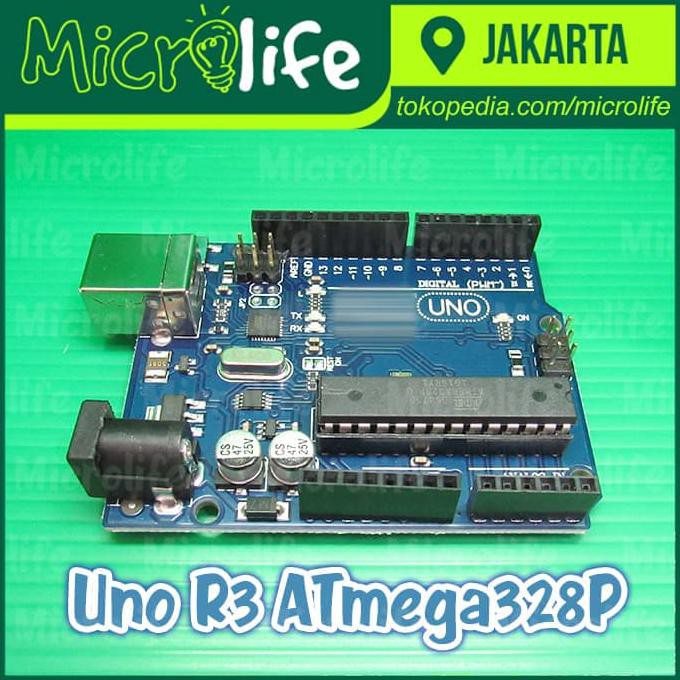 Jual PE478457- ARDUINO UNO R3 COMPATIBLE ATMEGA328P DIP ATMEGA16U2 T54R88YS | Shopee Indonesia