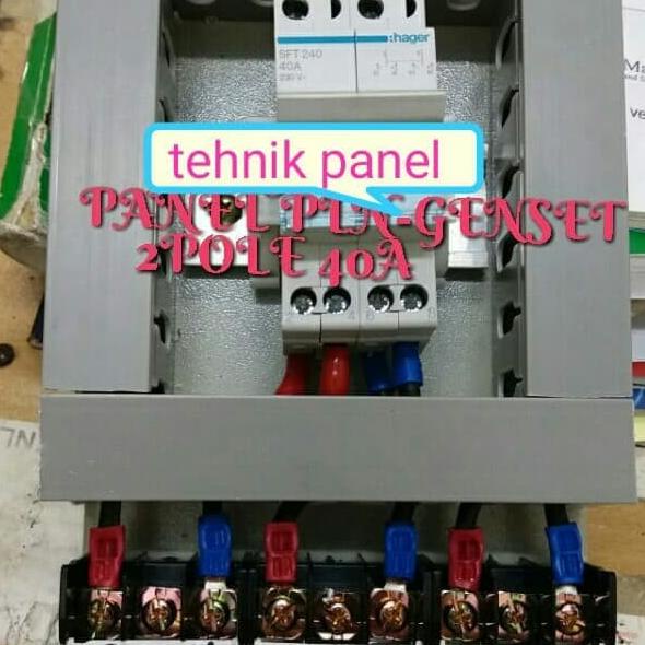 Jual Panel Pln-Genset 2P 40A Cos Hager/Panel Cos 2P 40A Pln Genset ...
