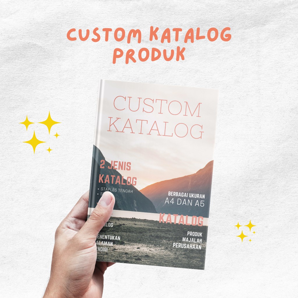 Jual Custom Buku Album Katalog Majalah Produk By Request Promo | Shopee ...