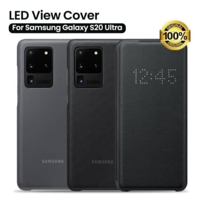 Jual SAMSUNG GALAXY S20 ULTRA 5G LED VIEW STANDING FLIP CASE PC ...