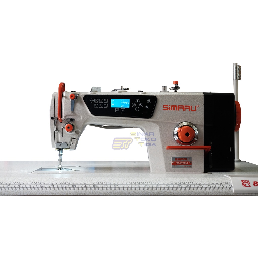 Jual SIMARU SM 9800 - M 4 MESIN JAHIT JARUM 1 SERVO PUTUS BENANG ...
