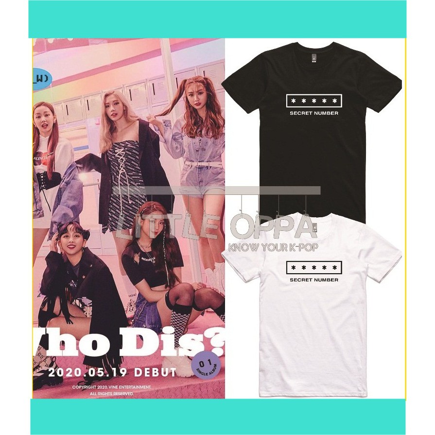 Jual KAOS KPOP SECRET NUMBER LOGO BIG S-XXL / TSHIRT MEMBER SN LEA DITA ...