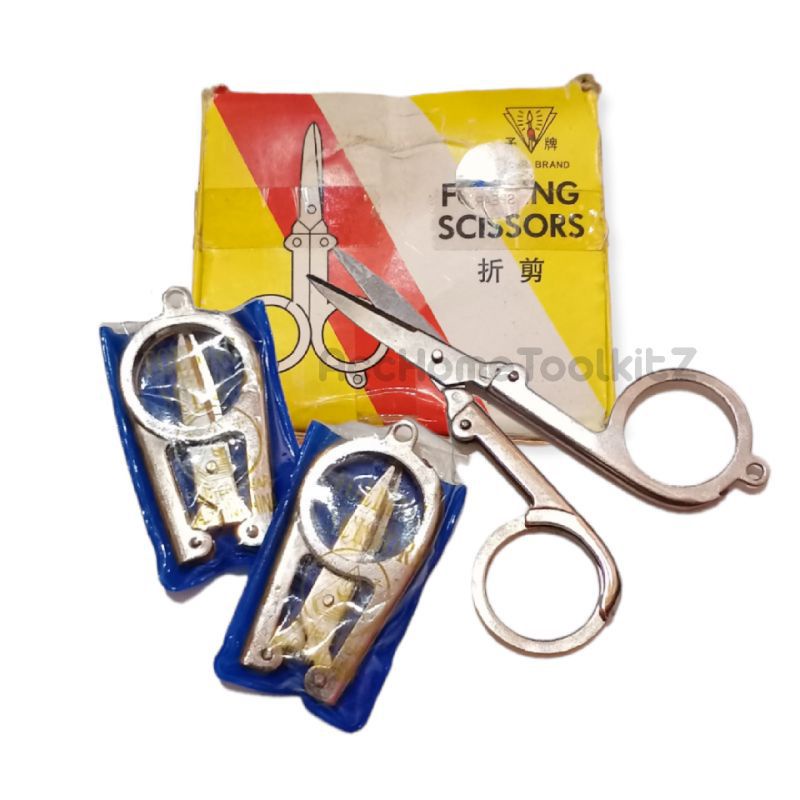 Jual Gunting lipat ukuran sedang / gunting jadul ukuran sedang | Shopee ...