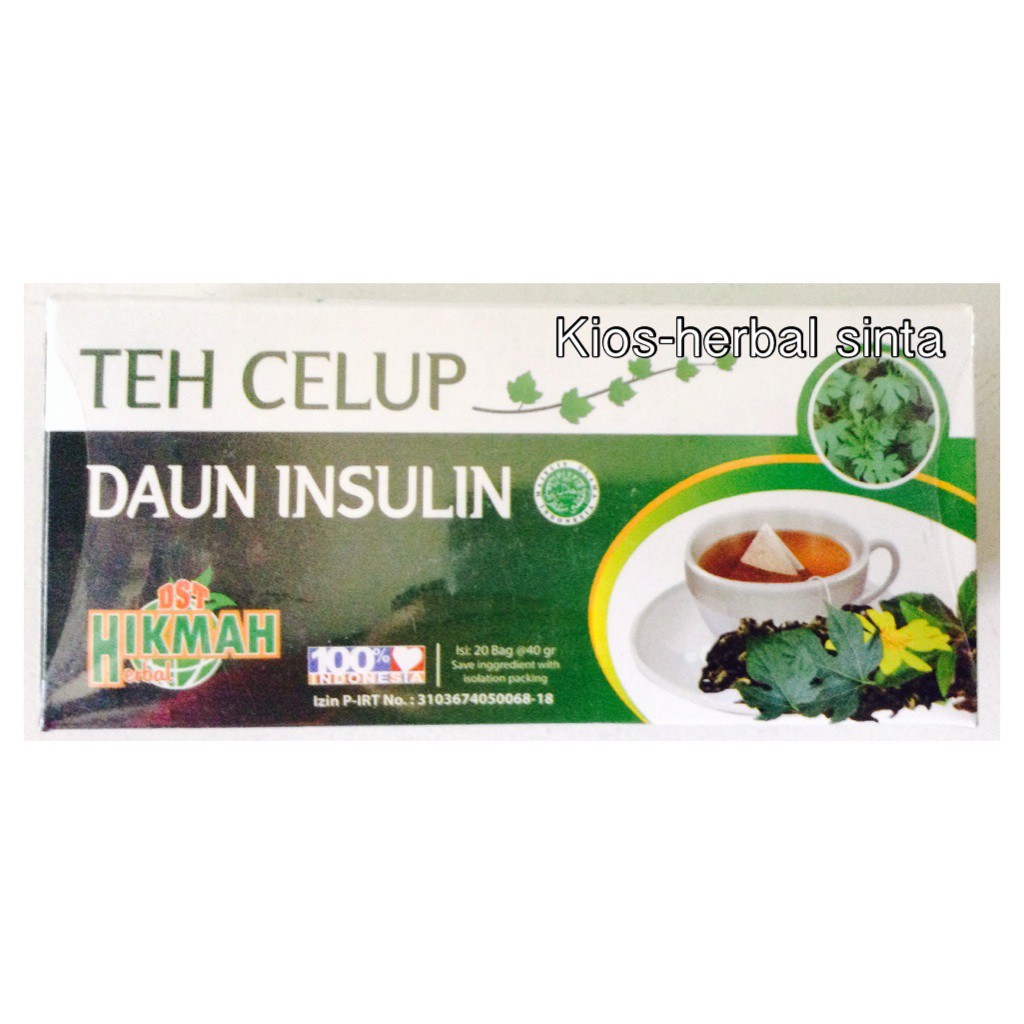 Jual teh insulin,daun insulin,teh daun insulin celup,teh,teh herbal ...