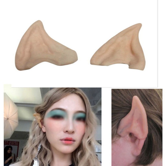 Jual Kuping Elf Telinga Elf Ear mainan Latex Fairy Elf Ear Hobbit ...