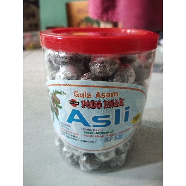 Jual Gula asam podo enak isi 120butiri-permen asem-manisan-permen jadul ...