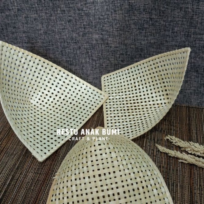 Jual Pincuk Bambu - Alas makan pecel snack - piring bambu murah ...