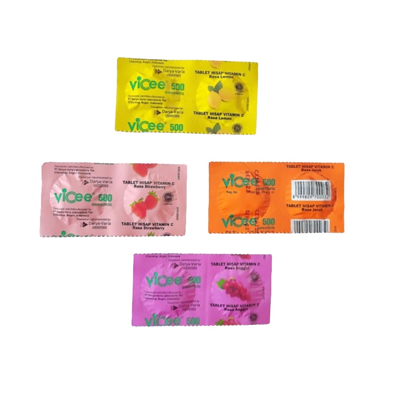 Jual VICEE TABLET 500 MG ISI 2 TABLET | Shopee Indonesia
