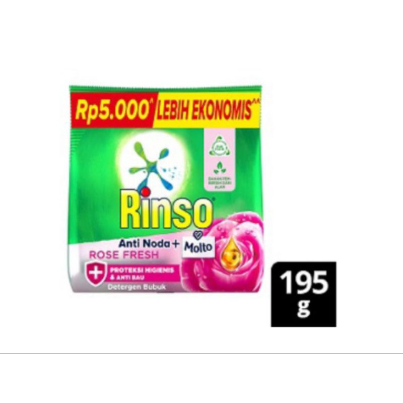 Jual Rinso Bubuk Rose Fresh 195 g | Shopee Indonesia