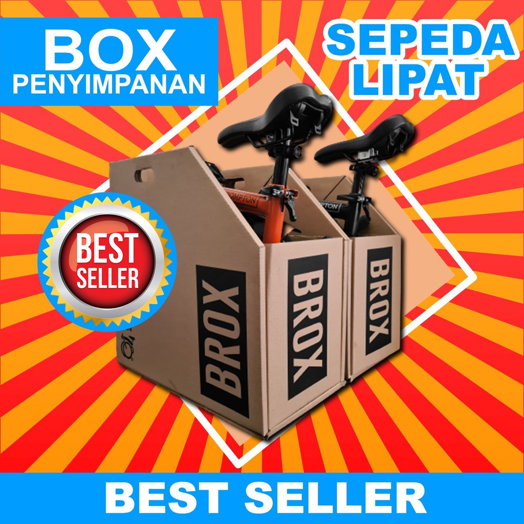 Jual Folding Bike Box Mobile Holding Box Sepeda Tempat Sepeda Brompton ...