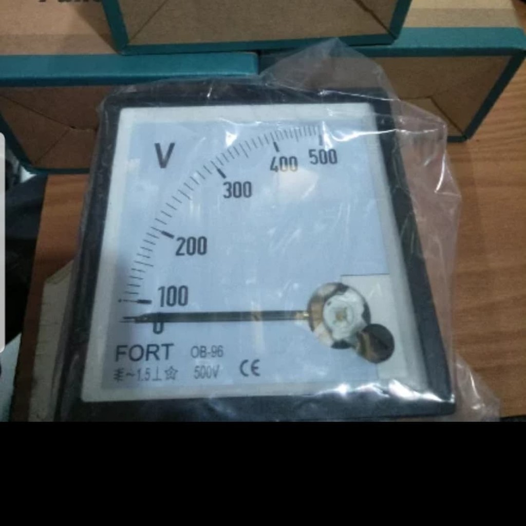 Jual VOLTMETER FT-96 V uk. 96 x 96mm voltage 0-500v | Shopee Indonesia