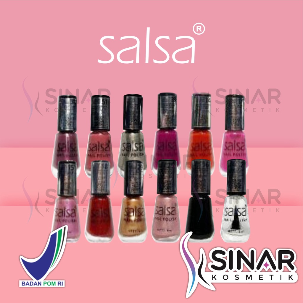 Jual Salsa Kutek Salsa - Cat Kuku Salsa Nail Polish Satuan / Ecer (per ...