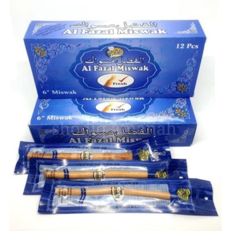 Jual Kayu Siwak al fazal 1 lusin original | Al fazal miswak | Shopee ...