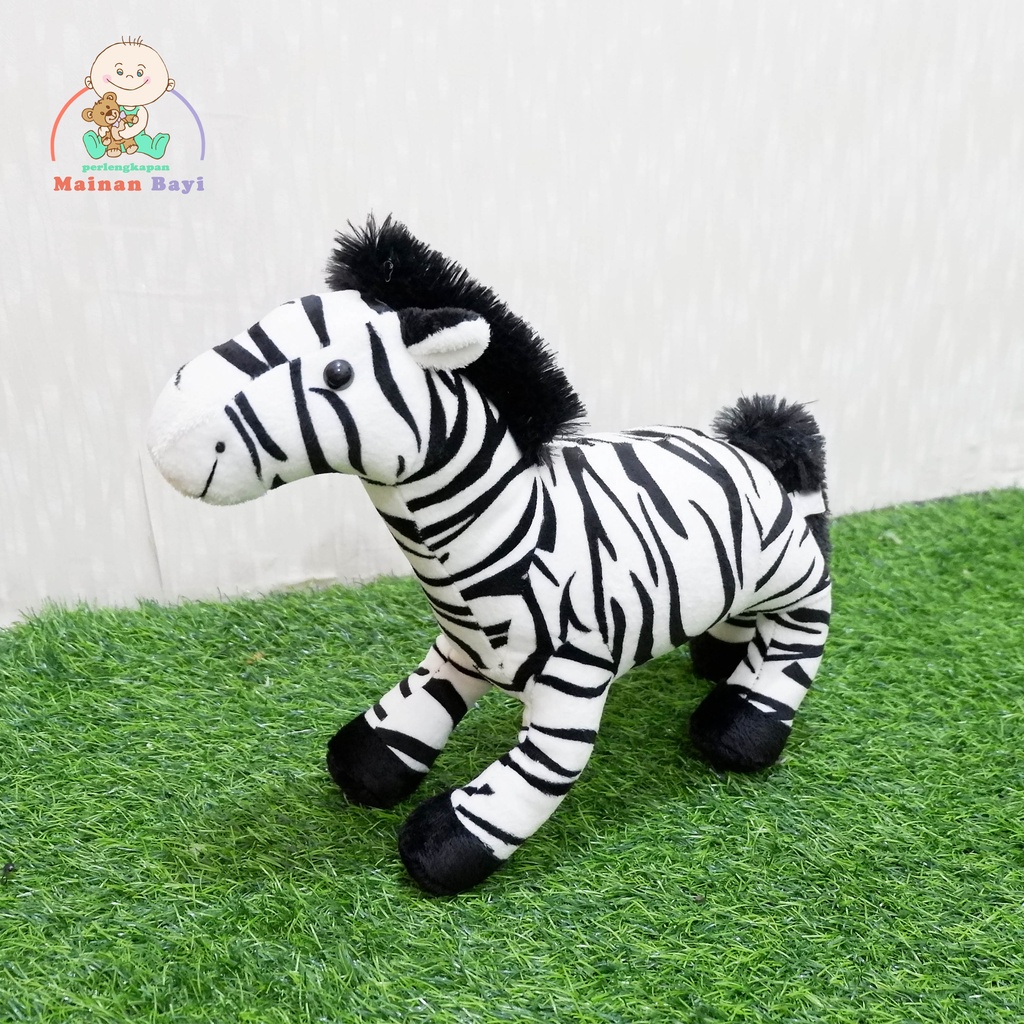 Jual Boneka Zebra Lucu Lembut horse animal hadiah anak laki bayi balita ...