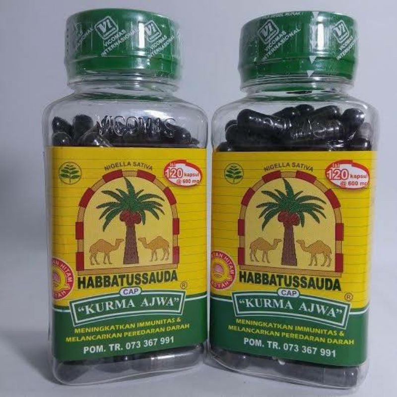 Jual habatusauda kurma ajwa 120kapsul original | Shopee Indonesia