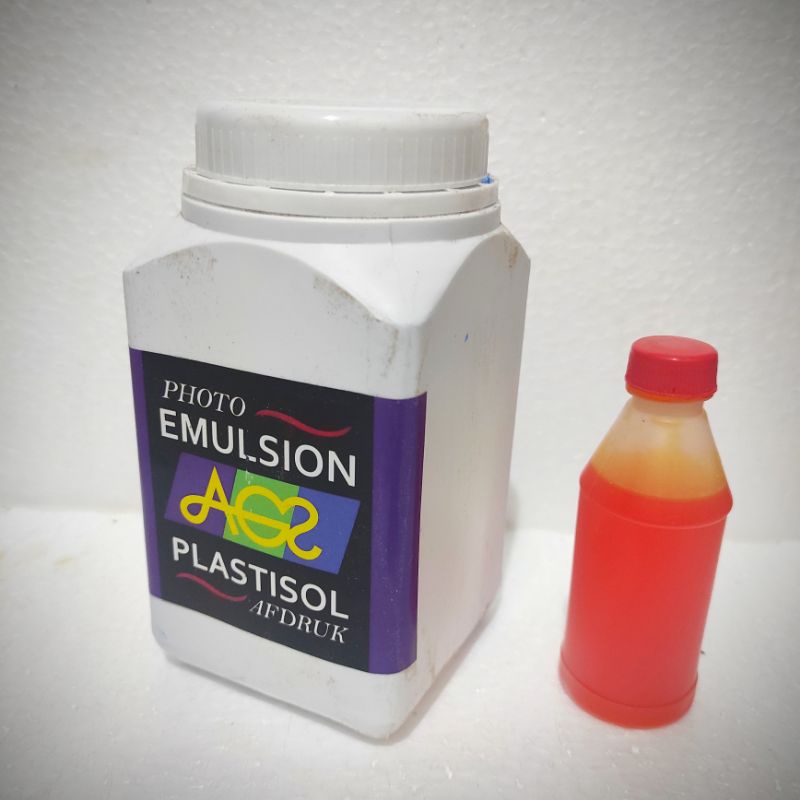 Jual Obat afdruk AGS photo emulsion BIRU untuk sablon manual kemasan ...