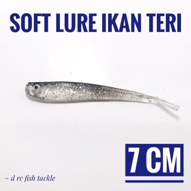 Jual 5 Pcs Soft Lure Ikan Teri Umpan Lunak Panjang 7 cm | Shopee Indonesia