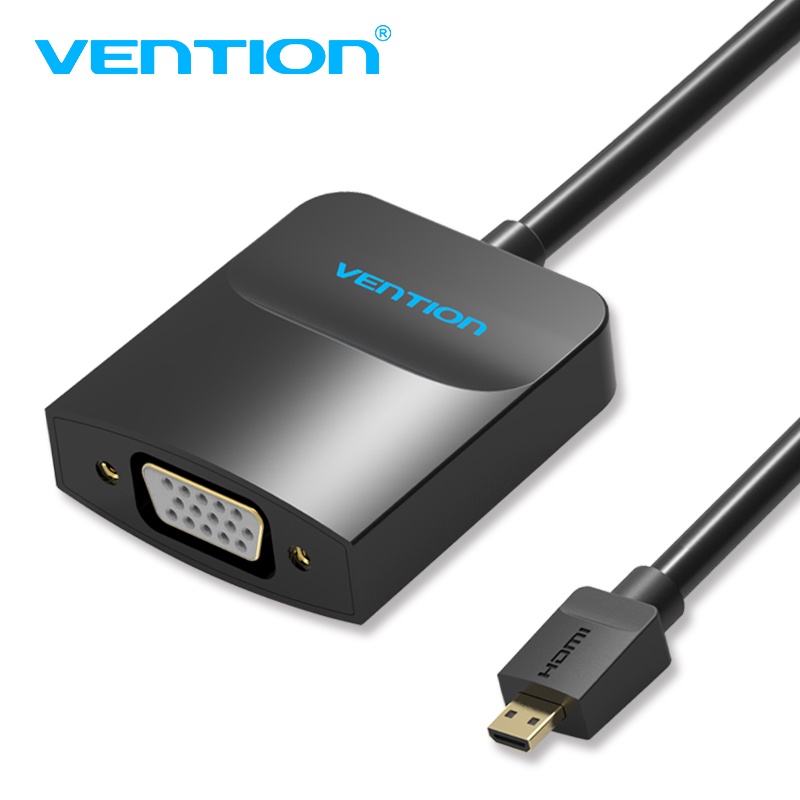 Jual Vention Micro HDMI to VGA Adapter Converter Micro HDMI Male to VGA ...