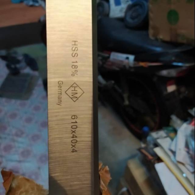 Jual PISAU PLANER HSS 18 % KNIFES 610 x 40 x 4 mm | Shopee Indonesia