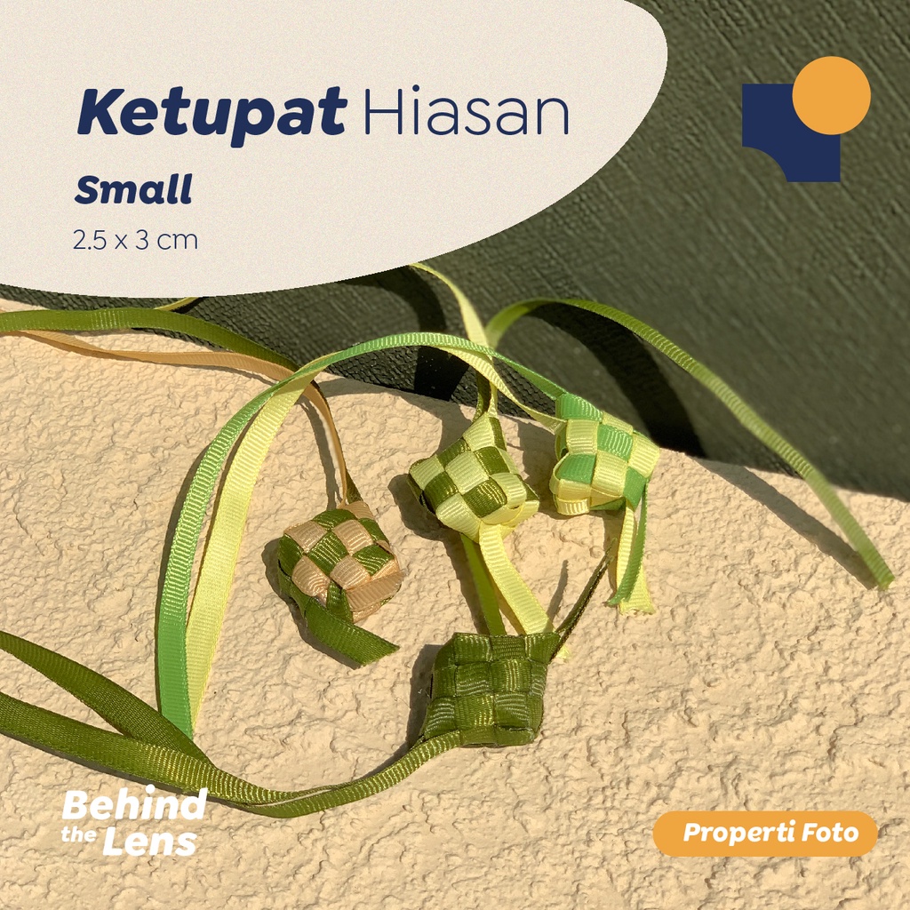 Jual Ketupat Hiasan [SMALL] Behind the Lens - Properti Props Foto ...