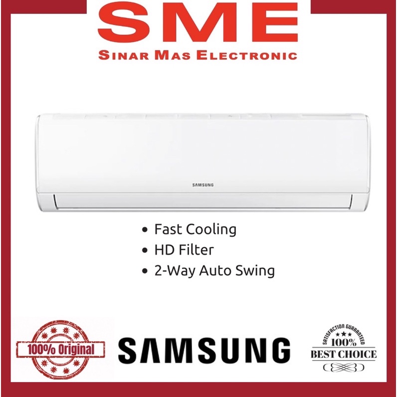 Jual AC 3/4PK SAMSUNG STANDARD (INDOOR+OUTDOOR UNIT ONLY) | Shopee ...