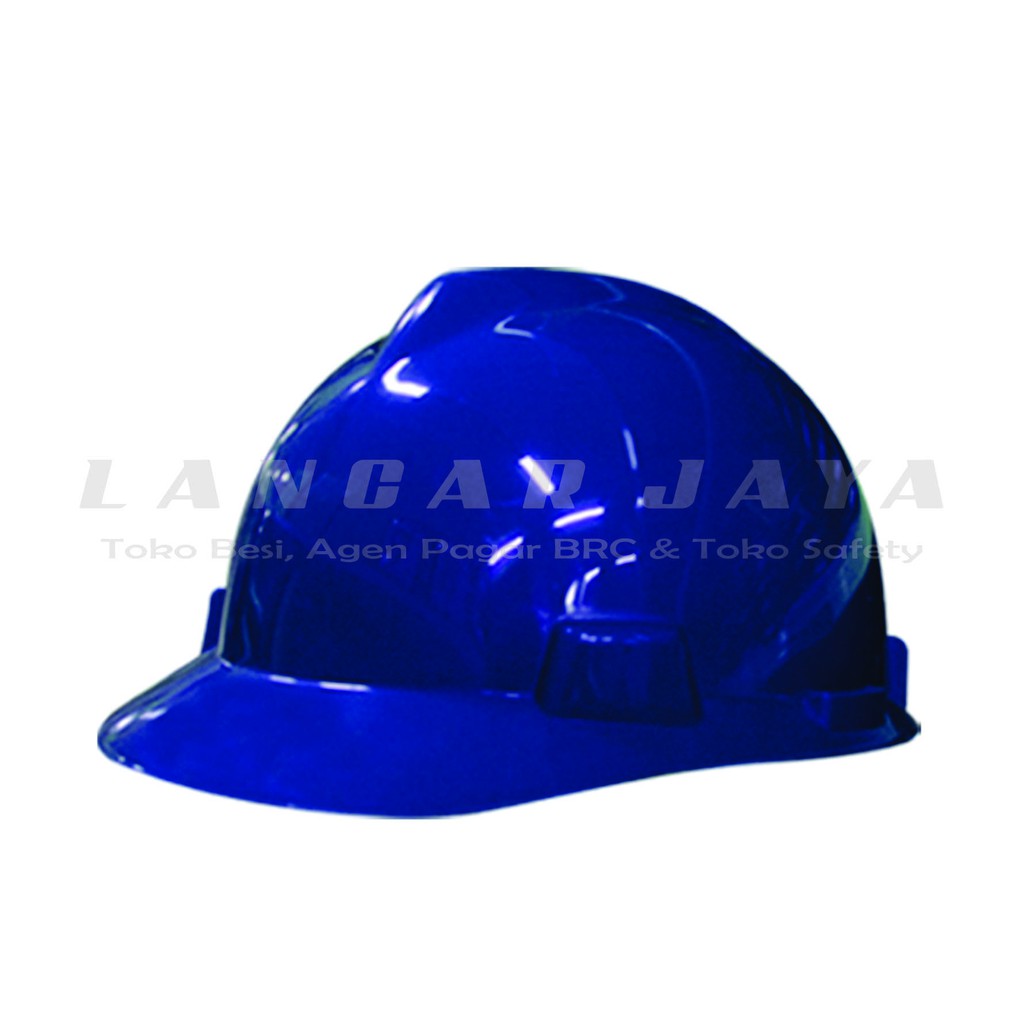 Jual Helm Proyek/ Helm Safety/ Helmet Proyek/ Topi Proyek Biru | Shopee ...