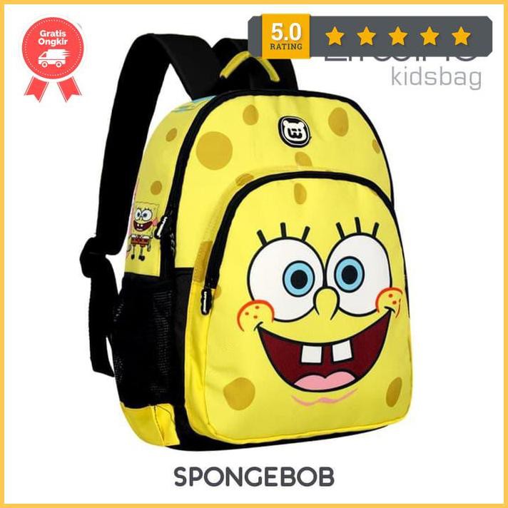Jual Tas Anak Spongebob Tas Ransel Sekolah Anak Tk Sd Karakter Kartun ...