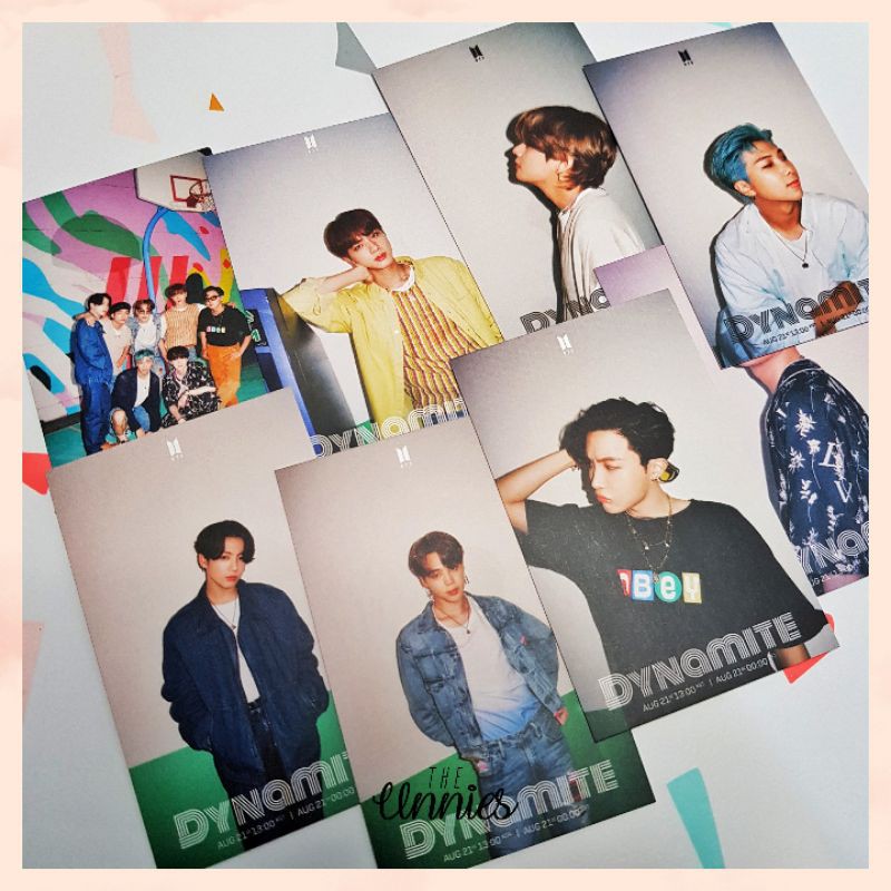 Jual Kpop Photocard BTS - Dynamite (8pcs) | Shopee Indonesia