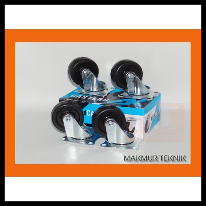 Jual Roda Caster Roda Etalase Roda Troli 2 Inch | Shopee Indonesia