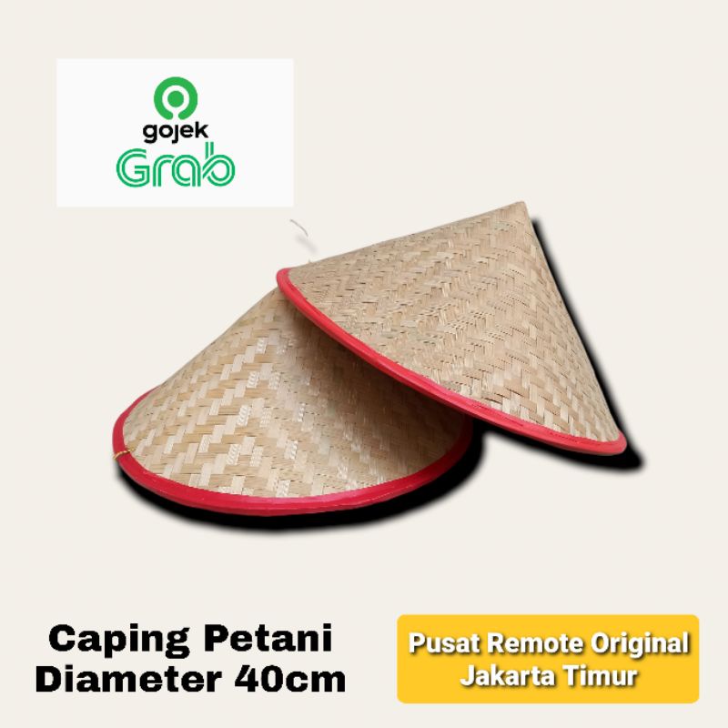 Jual CAPING BAMBU VIETNAM TOPI PETANI LUKIS DEWASA 40cm | Shopee Indonesia