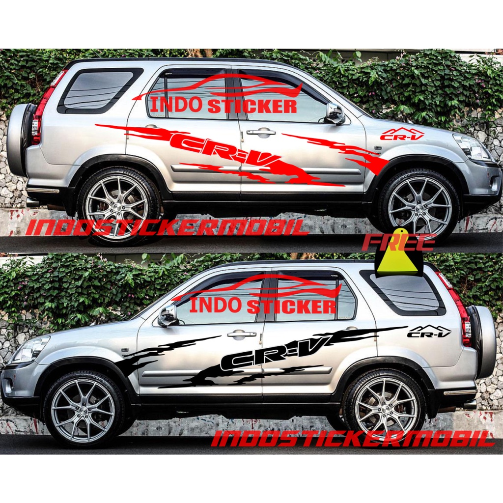 Jual Sticker stiker mobil crv cutting sticker mobil honda hrv brv brv ...