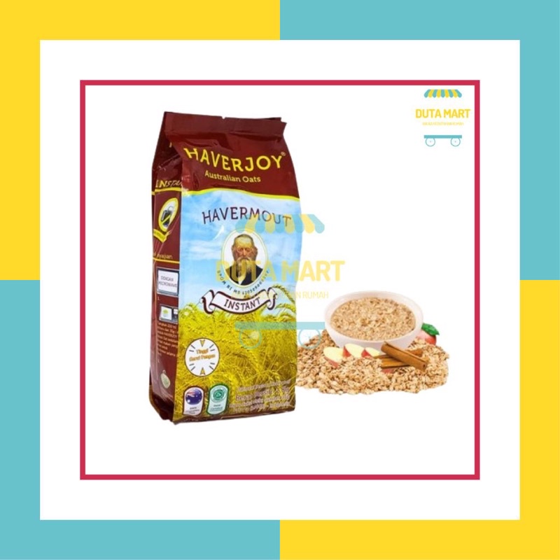 Jual Haverjoy havermout instant 500gr /australian oat / oatmeal ...