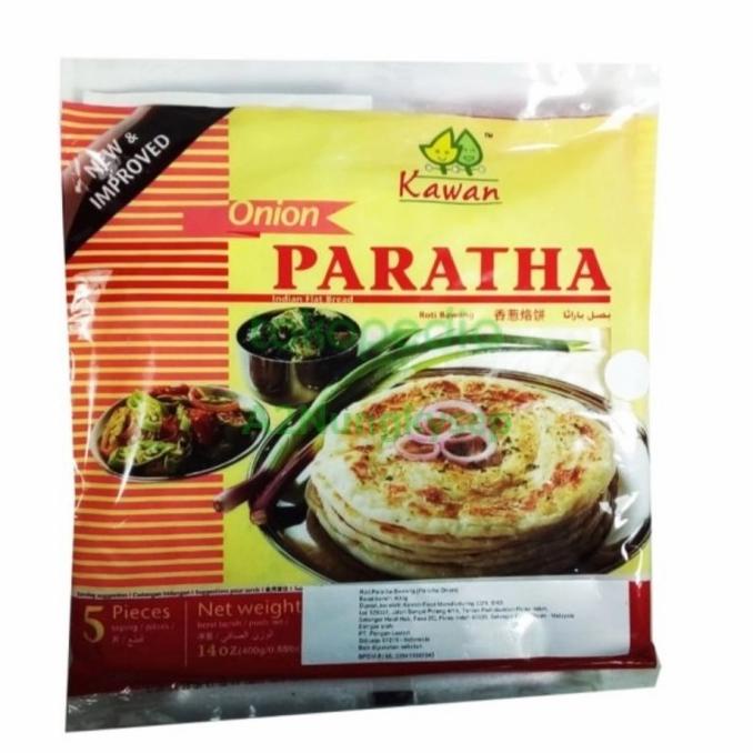Jual ] ONION PARATHA KAWAN 400g(5pcs) / Roti Canai / Frozen Food ...