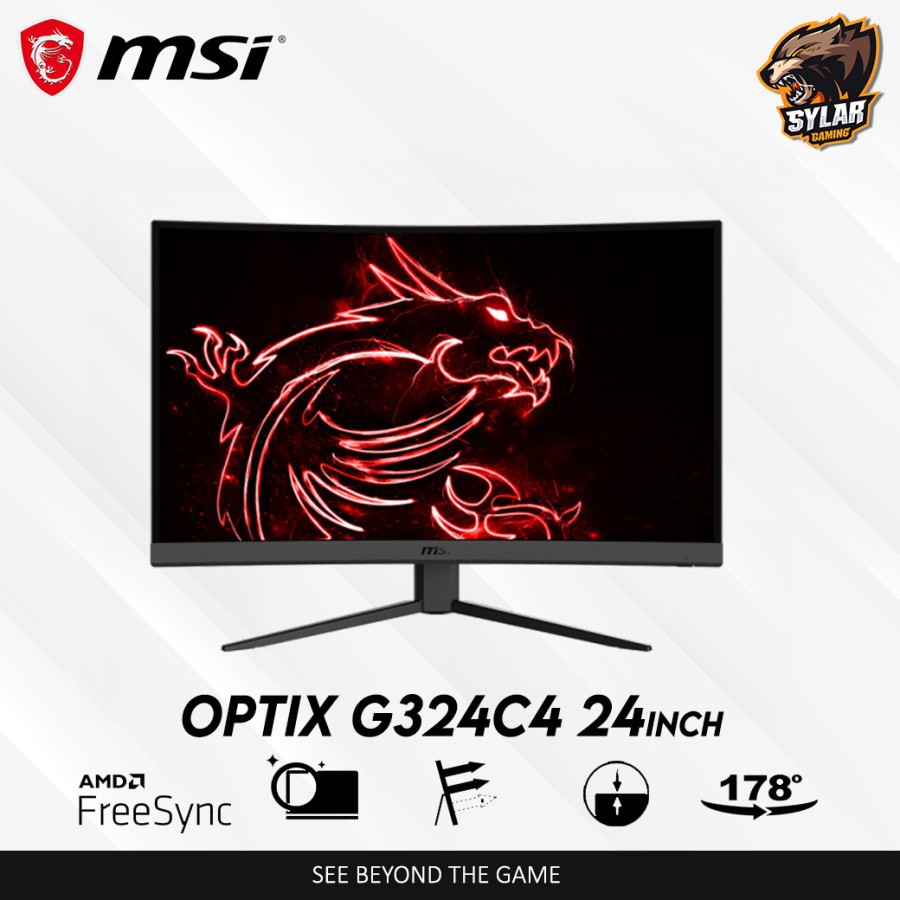 Jual MSI Optix G32C4 Gaming Monitor Full HD 1080p, 165Hz, 1ms, VA ...