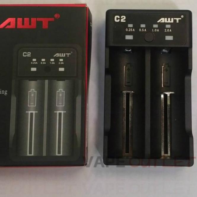 Jual Charger AWT C2 2A 2 Slot Original Oten _ charger c2 slot Mitsuyama ...