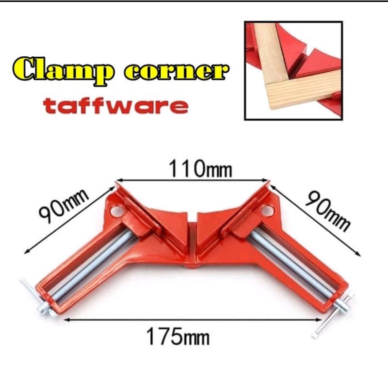 Jual Siku kayu klem kayu klem penjepit kayu 3 inch | Shopee Indonesia