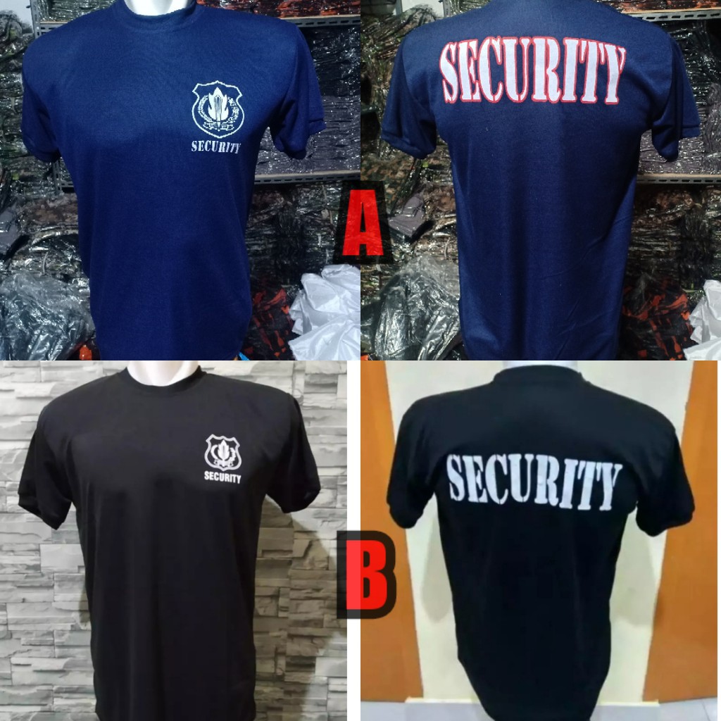 Jual Kaos security || Kaos tangan pendek security || Kaos dalaman security | Shopee Indonesia