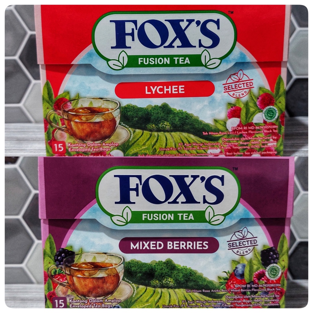 Jual FOX'S Fusion Tea Sachet | Shopee Indonesia