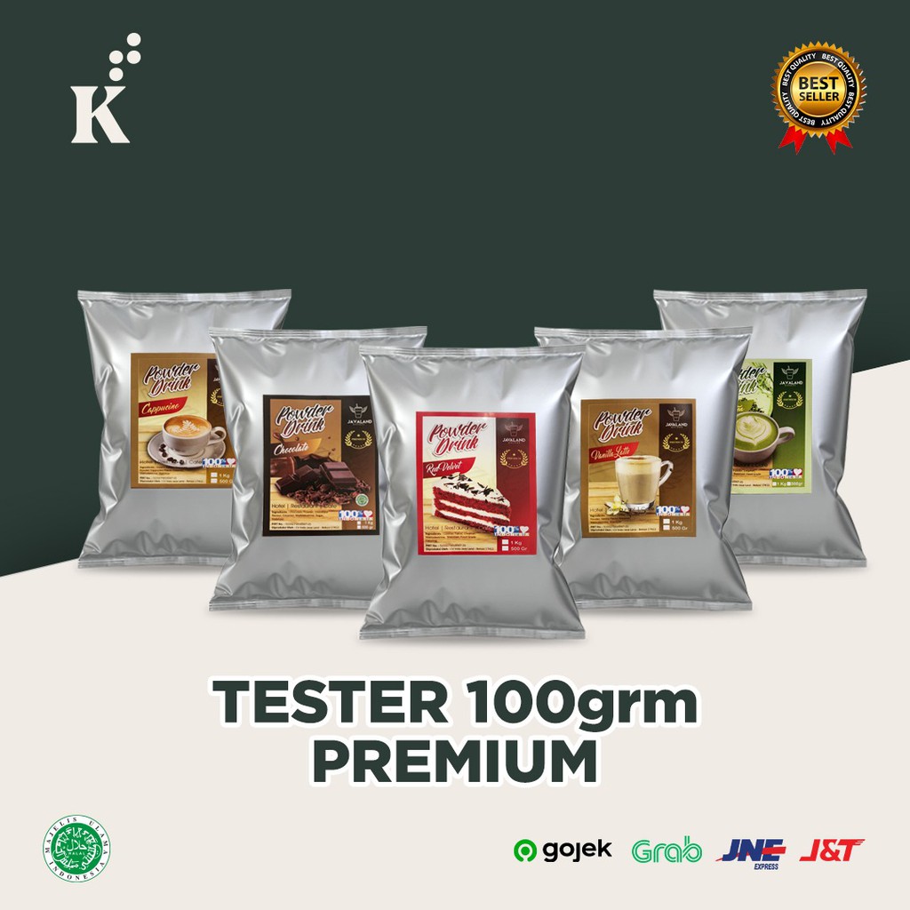 Jual Bubuk Minuman Bubble Drink PREMIUM TESTER 100 gr | Shopee Indonesia