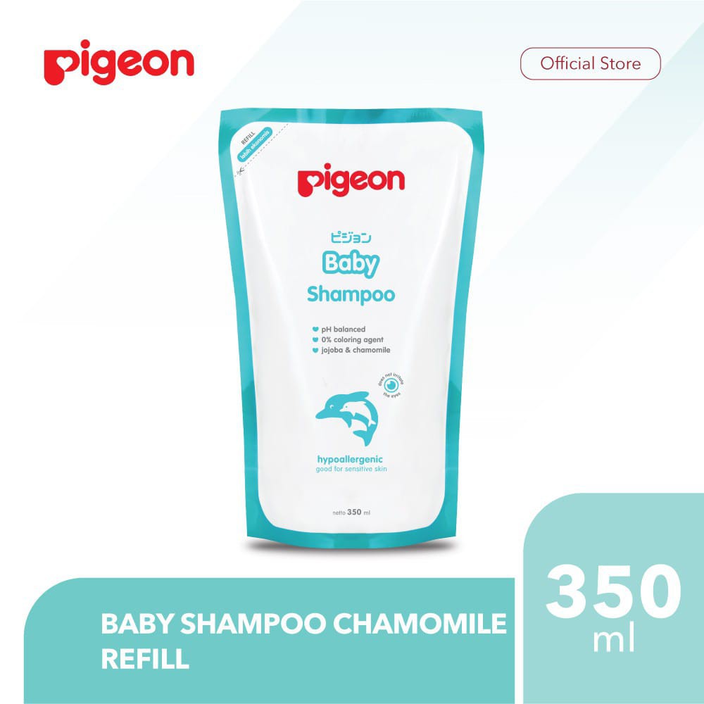 Jual Pigeon Baby Shampoo Chamomile 350ml Refill / PIGEON SHAMPOO ...